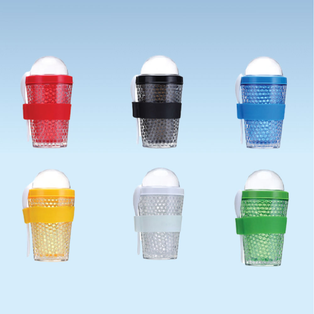 Freezer ice mug with spoon – GRAND INTERNATIONAL PRODUCTS CO. LTD